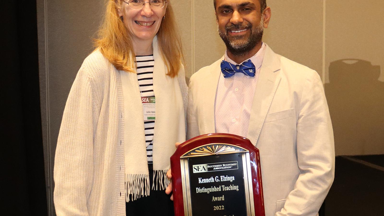 Patel Awarded National Teaching Recognition from Southern Economic ...